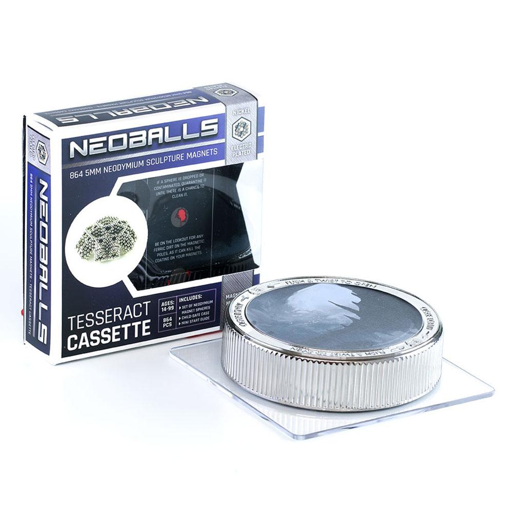 Tesseract Cassette: 864 Nickel Neoballs 5mm Magnetic Balls | Neoballs ...
