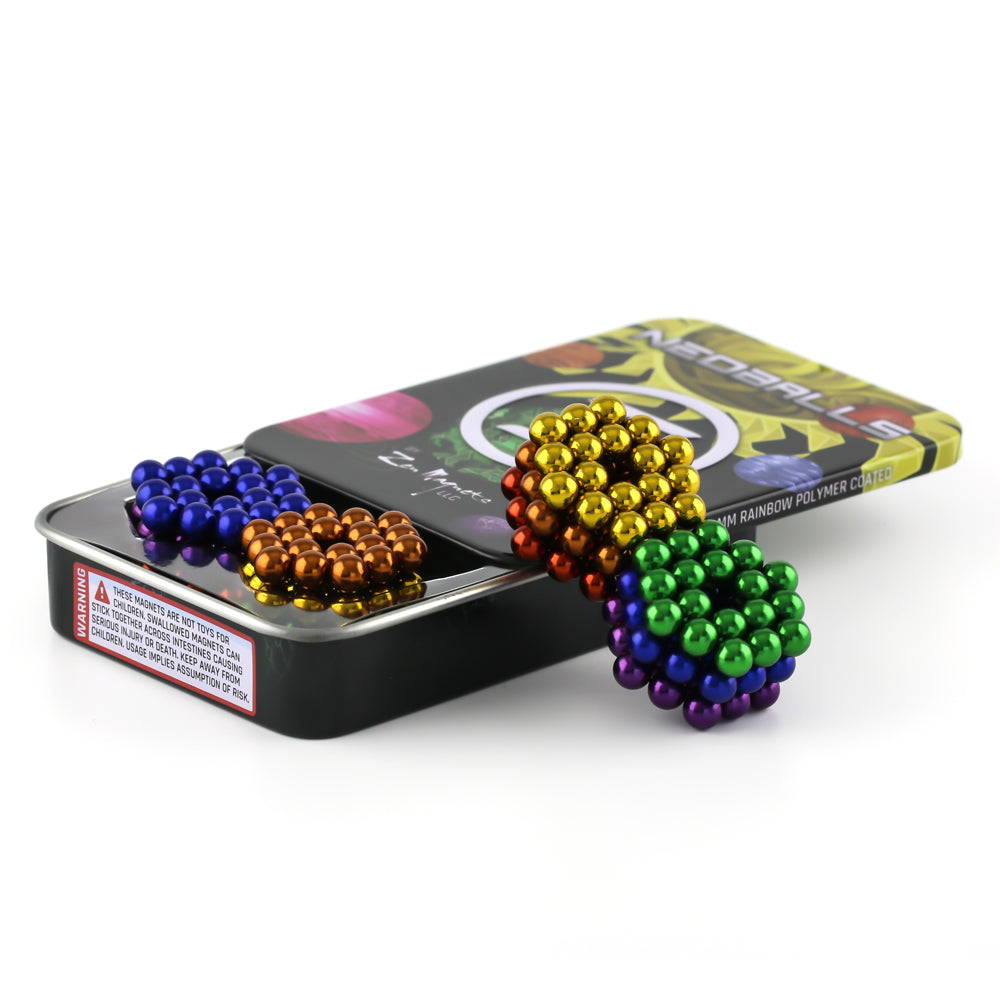 216 Set: Rainbow Neoballs 5mm Magnetic Balls Cube | Neoballs ...